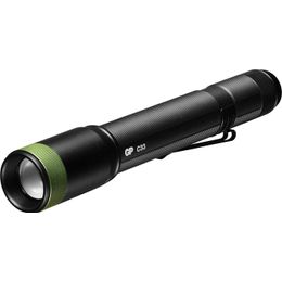 Gp Batteries Taschenlampe Discovery C33, Front 150 Lumen & seitlich 180 Lumen, magnetische Endkappe, schwarz