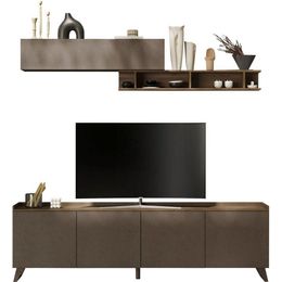 Inosign Wohnzimmer-Set, 3-teilig, braun