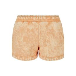 Urban Classics Sweatshorts Urban Classics Damen Ladies Towel Washed Sweat Shorts (1-tlg), orange
