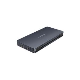 Targus USB-Verteiler HyperDrive Universal USB-C 10-in-1 Dual HDMI Docking Station, schwarz