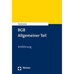 Nomos BGB Allgemeiner Teil - Artur Teichmann, Kartoniert (TB)