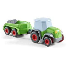Haba Traktor KULLERBÜ mit Anhänger in bunt
