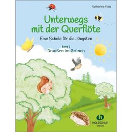 Unterwegs mit der Querflöte 1, Kartoniert (TB)