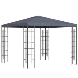 Outsunny Pavillon mit Stahlrahmen grau (Farbe: grau)
