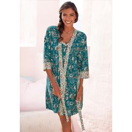 Lascana Kimono mehrfarbig Gr. 32/34 für Damen