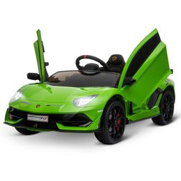 HOMCOM Kinderauto Lamborghini elektrisch (Farbe: grün)