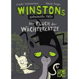 Loewe Winstons geheimste Fälle (Band 1) - Der Fluch der Wächterkatze - Frauke Scheunemann, Gebunden