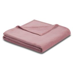 SONSTIGE Biederlack Wohndecke SOFT & COVER (BL 150x200 cm) BL 150x200 cm pink Decke Kuscheldecke Sofadecke Couchdecke Plate