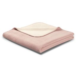 SONSTIGE Biederlack Wohndecke DOUBLEFACE (BL 150x200 cm) BL 150x200 cm pink Decke Kuscheldecke Sofadecke Couchdecke Plate