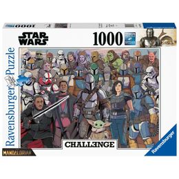 RAVENSBURGER VERLAG Ravensburger Puzzle 16770 - Challenge Star Wars Mandalorian - 1000 Teile Puzzle für Erwachsene und Kinder ab 14 Jahren