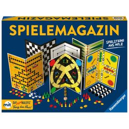 RAVENSBURGER VERLAG Ravensburger 27295 - Spiele Magazin, Spielesammlung mit vielen Möglichkeiten für 2-4 Spieler, Gesellschaftsspiel ab 6 Jahren, die besten Familienspiel