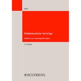 Städtebauliche Verträge - Hans-Jörg Birk, Gebunden