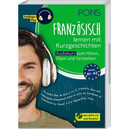 PONS Audiokurs - PONS Französisch lernen mit Kurzgeschichten - (Hörbuch)