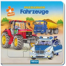 Trötsch Trötsch Pappenbuch Puzzlebuch Fahrzeuge, Gebunden