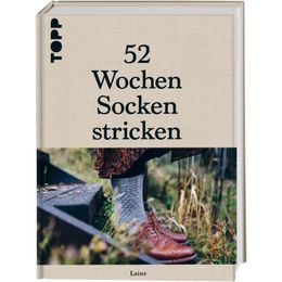 52 Wochen Socken stricken. Die schönsten Stricksocken internationaler Designerinnen des Laine Magazines - Laine, Gebunden