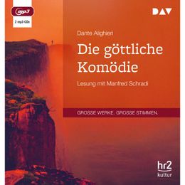 Die göttliche Komödie,2 Audio-CD, 2 MP3 - Dante Alighieri (Hörbuch)