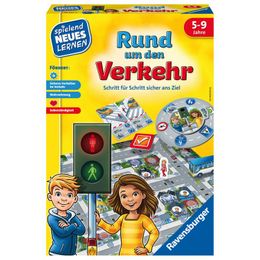 RAVENSBURGER VERLAG Ravensburger Lernspiel Rund um den Verkehr 24997, Kinderspiel, ab 5 Jahren, für