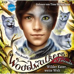 arena Woodwalkers & Friends - 3 - Wilder Kater, weite Welt - Katja Brandis (Hörbuch)