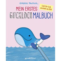 Mein erstes Guckloch-Malbuch (Wal) - Norbert Pautner, Kartoniert (TB)