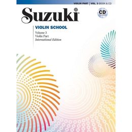 Alfred Music Publishing Suzuki Violin School, International Edition, w. Audio-CD.Vol.3 - Shinichi Suzuki, Geheftet