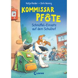 Loewe Verlag Schnüffel-Einsatz auf dem Schulhof / Kommissar Pfote Bd.3 - Katja Reider, Gebunden