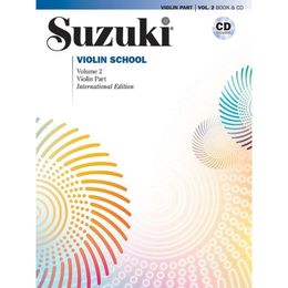Alfred Music Publishing Suzuki Violin School, International Edition, w. Audio-CD.Vol.2 - Shinichi Suzuki, Geheftet