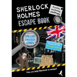 Sherlock Holmes Escape Book. Spielend Englisch lernen - für Fortgeschrittene Sprachniveau B1-B2 - Gilles Saint-Martin, Gebunden