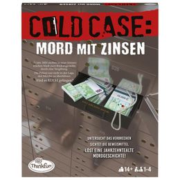 RAVENSBURGER VERLAG ThinkFun - 76486 - Cold Case: Mord mit Zinsen. Der Krimi im eigenen Heim. Wer findet den Mörder? Ein Rätsel-Spiel für Einen oder in der Gruppe ab 14 J