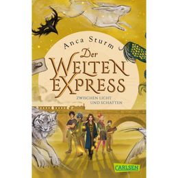Zwischen Licht und Schatten / Der Welten-Express Bd.2 - Anca Sturm, Taschenbuch