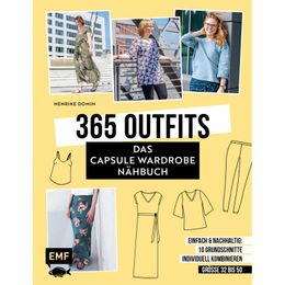 365 Outfits - Das Capsule Wardrobe Nähbuch - Henrike Domin, Gebunden