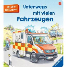 RAVENSBURGER VERLAG Unterwegs mit vielen Fahrzeugen - Susanne Gernhäuser, Pappband