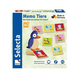 Selecta Spielzeug Memo Tiere (Kinderspiel)