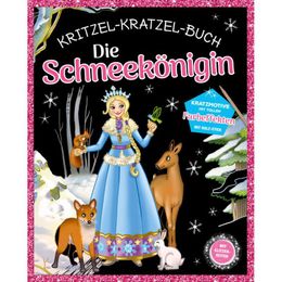 Die Schneekönigin Kritzel-Kratzel-Buch für Kinder ab 5 Jahren, Kartoniert (TB)