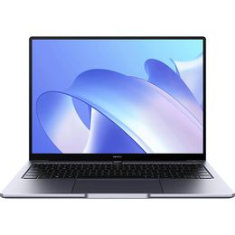 Huawei MateBook 14, Notebook, mit 14 Zoll Display Touchscreen, AMD Ryzen™ 7,5700U Prozessor, 16 GB RAM, 512 SSD, Radeon™ Onboard Graphics, Space Gray, Windows 11 Home (64 Bit)