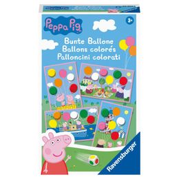 RAVENSBURGER VERLAG Ravensburger Mitbringspiel - 20853 - Peppa Pig Bunte Ballone - Lustiges Farbwürf