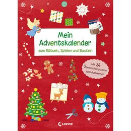 Loewe Adventskalender / Mein Adventskalender zum Rätseln, Spielen und Basteln, Kartoniert (TB)