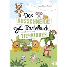 Das Ausschneide-Bastelbuch Tierkinder - Andrea Küssner-Neubert, Kartoniert (TB)