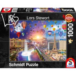 Schmidt Spiele Schmidt Puzzle 1000 - Las Vegas, Night and Day (Puzzle)