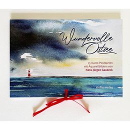Literatur und Aquarelle - Wundervolle Ostsee Postkarten-Set