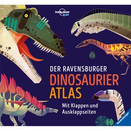 RAVENSBURGER VERLAG Der Ravensburger Dinosaurier-Atlas - eine Zeitreise zu den Urzeitechsen - Anne Rooney, Gebunden