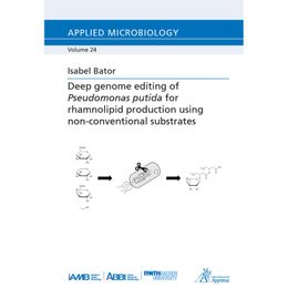 Applied Microbiology / Deep genome editing of Pseudomonas putida for rhamnolipid production using non-conventional substrates - Isabel Bator, Kartoniert (TB)