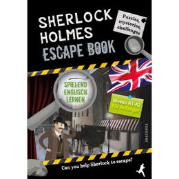 Sherlock Holmes Escape Book. Spielend Englisch lernen - für Anfänger Sprachniveau A1-A2 - Gilles Saint-Martin, Gebunden