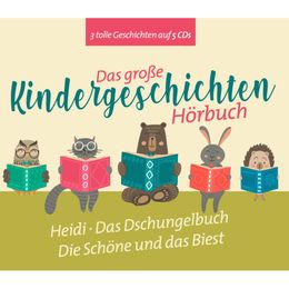 ZYX Music Das große Kindergeschichten - Hörbuch,5 Audio-CD - Dschungelbuch-Heidi-Schöne & Das Biest, Gelesen Von Matthias Ernst Holzmann (Hörbuch)