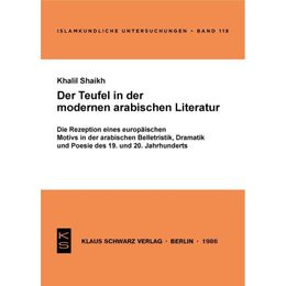 De Gruyter Der Teufel in der modernen arabischen Literatur - Khalil Shaikh, Kartoniert (TB)