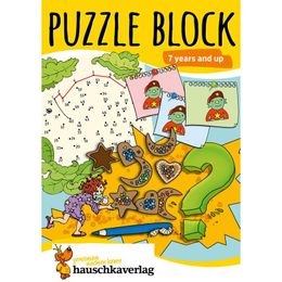 Puzzle Activity Book from 7 Years: Colourful Preschool Activity Books with Puzzle Fun - Labyrinth, Sudoku, Search and Find Books for Children, Promotes Concentration & Logical Thinking - Agnes Spiecker, Kartoniert (TB)