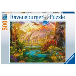 RAVENSBURGER VERLAG Ravensburger Puzzle - Im Dinoland - 500 Teile