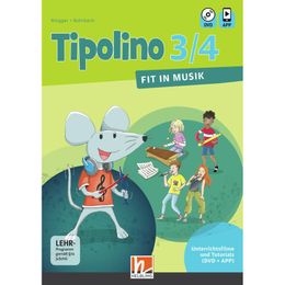 Tipolino - 3/4 - Tipolino 3/4 - Fit in Musik. Unterrichtsfilme und Tutorials. Ausgabe Deutschland,1 DVD-Video (DVD)