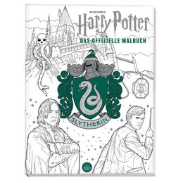 Aus den Filmen zu Harry Potter: Das offizielle Malbuch: Slytherin - Panini, Kartoniert (TB)