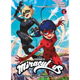 Miraculous - Die Abenteuer von Ladybug und Cat Noir (Manga) Bd.1 - Warita Koma, Zag, Riku Tsuchida, Kartoniert (TB)