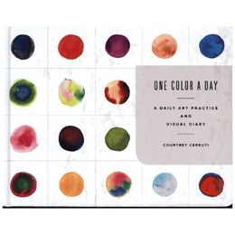 Abrams & Chronicle Books One Color a Day Sketchbook - Courtney Cerruti, Gebunden